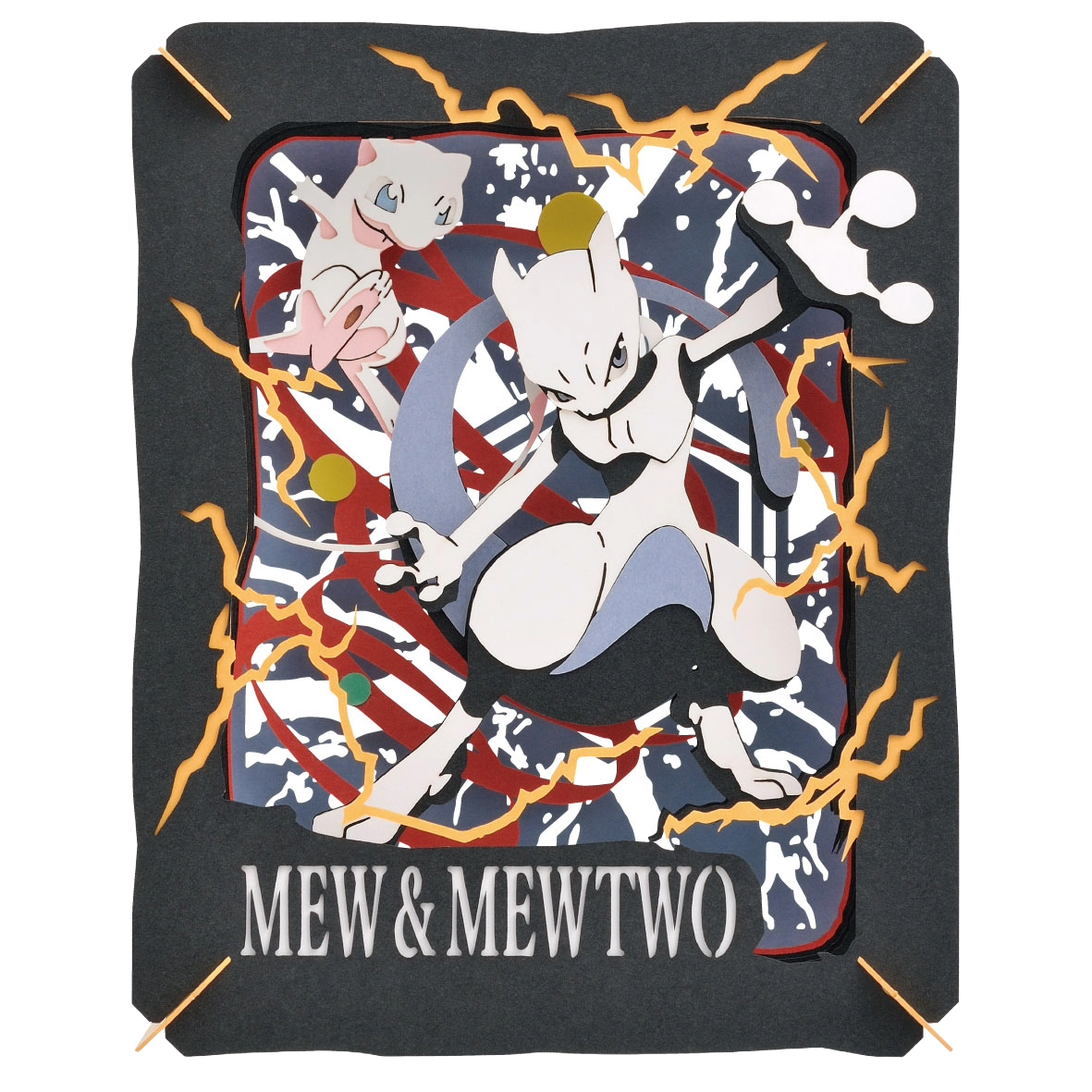 Pokemon Ensky Mew & Mewtwo Paper Theater | Kryptic Collections