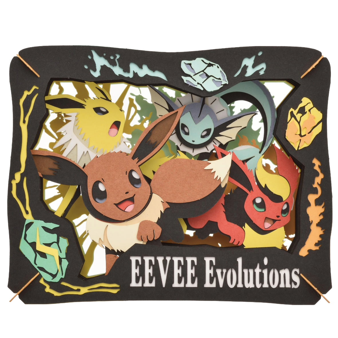 Pokemon Ensky Eevee Evolutions Paper Theater | Kryptic Collections