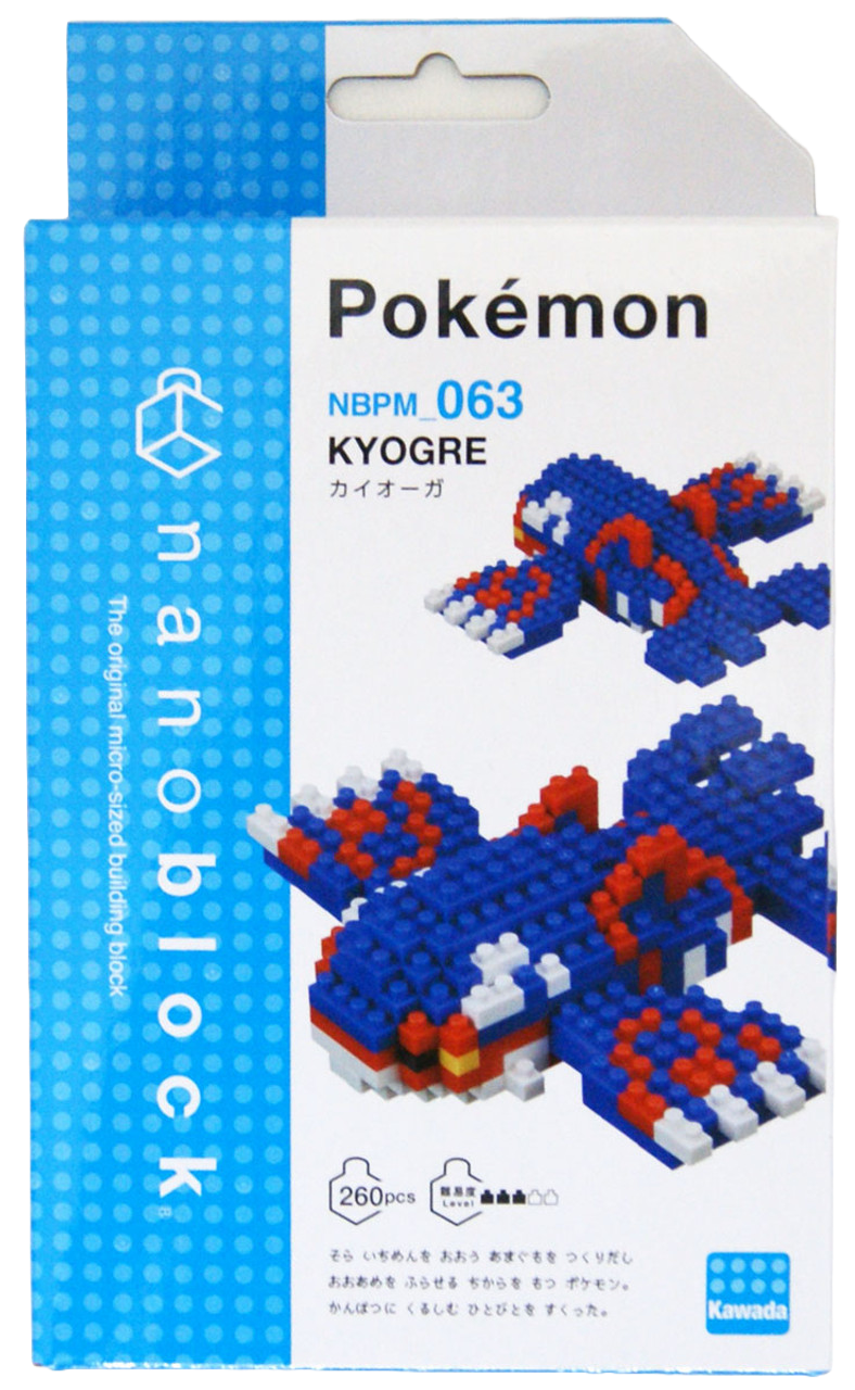 Nanoblock Pokemon Kyogre Set NBPM-001 | Kryptic Collections
